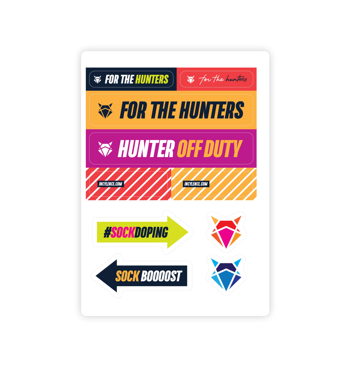INCYLENCE Sticker Pack - Show your passion in style!